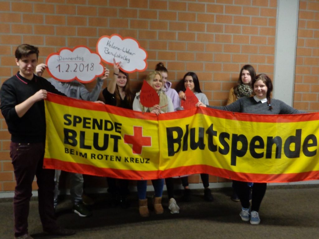 Macht mit! Helft Leben retten! – Blutspendeaktion am HWBK – Helene ...